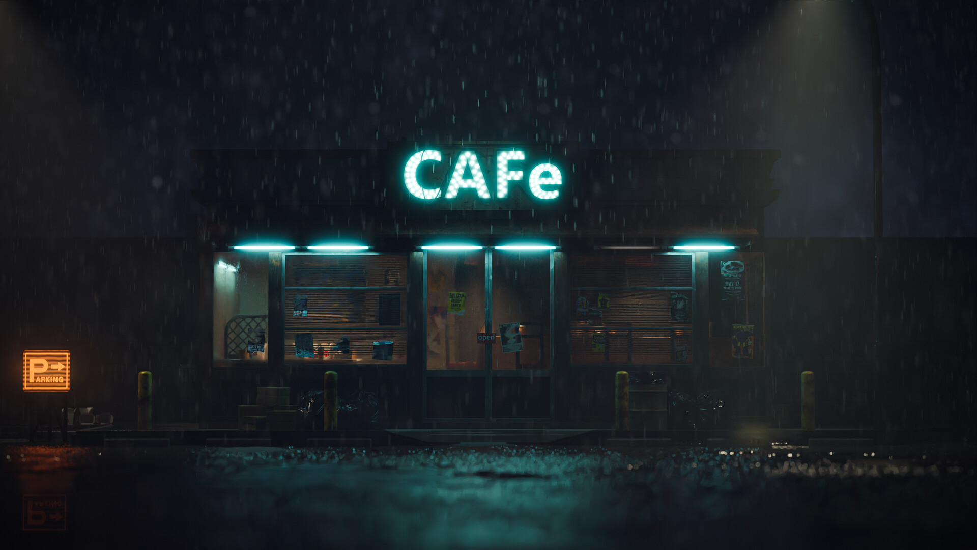 ArtStation - Cafe Shop
