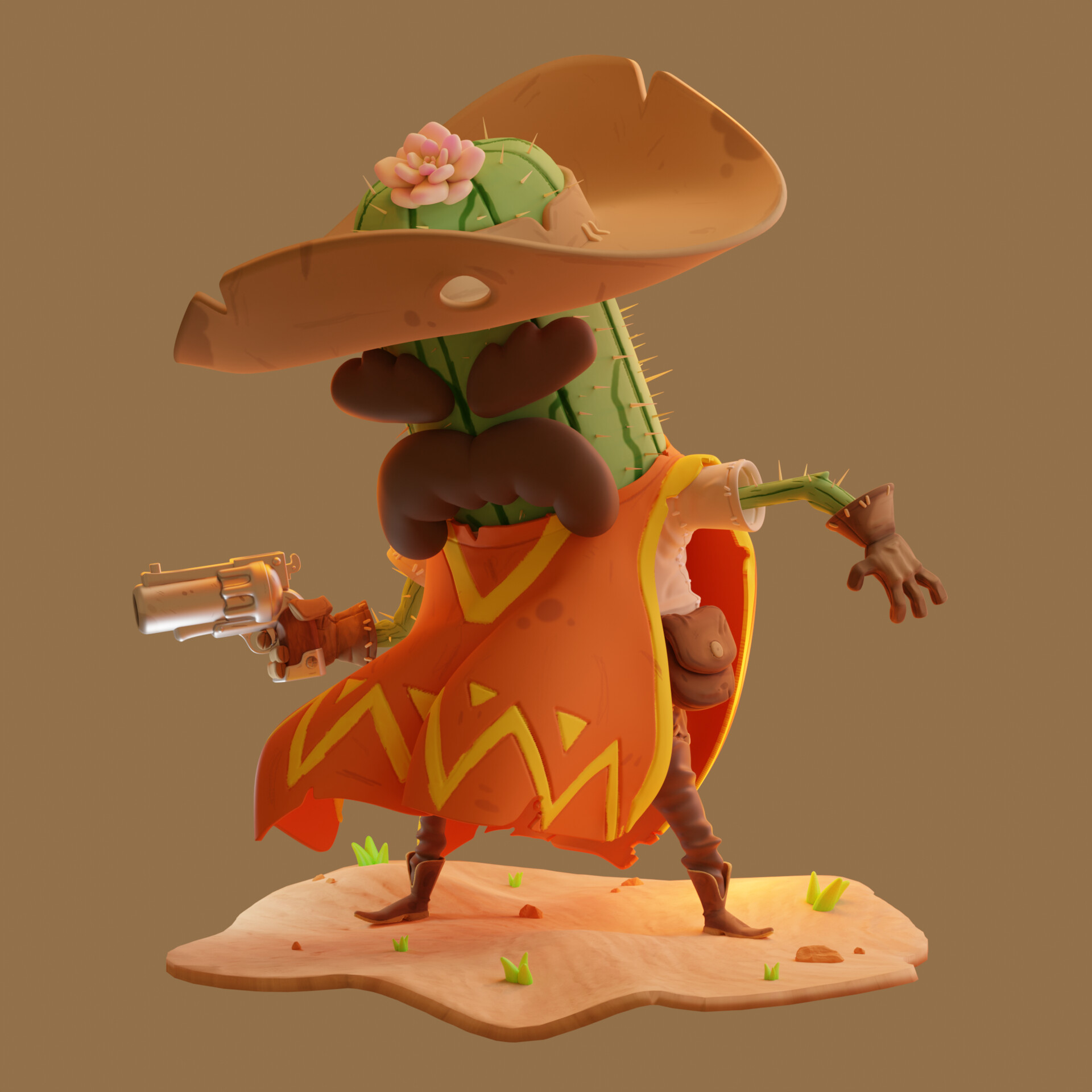 ArtStation - Cactus Man