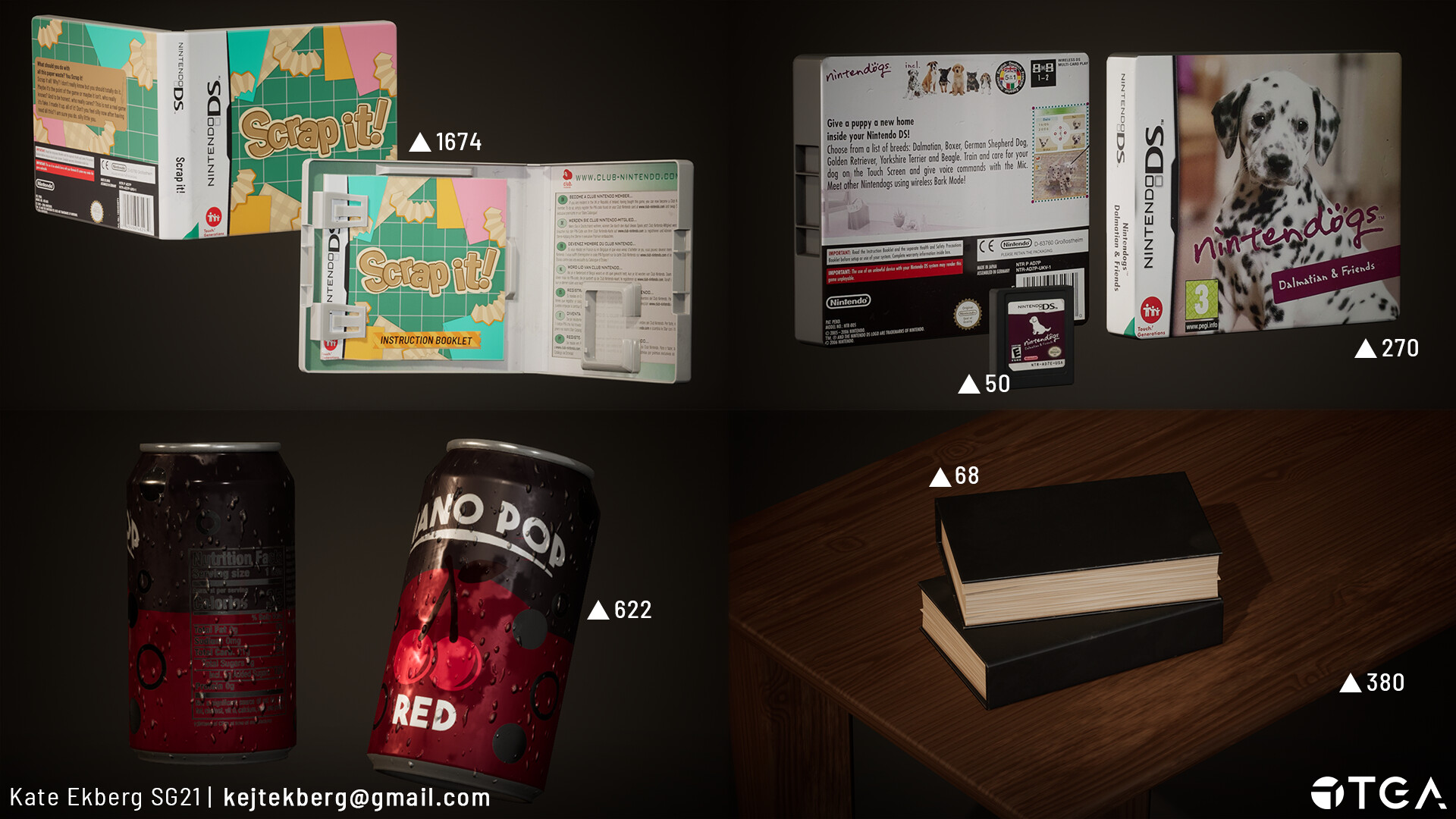 Kate Ekberg Portfolio - Diegetic Nintendo UI