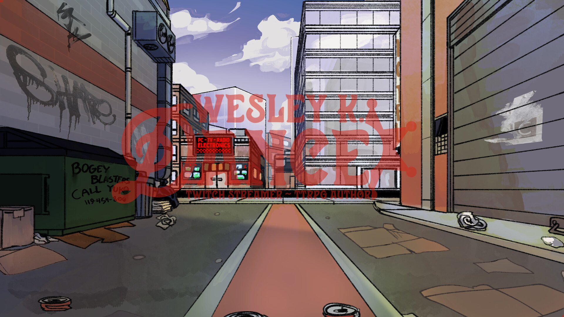 ArtStation - Fuyo Cloverfield Background Asset "City Alley"