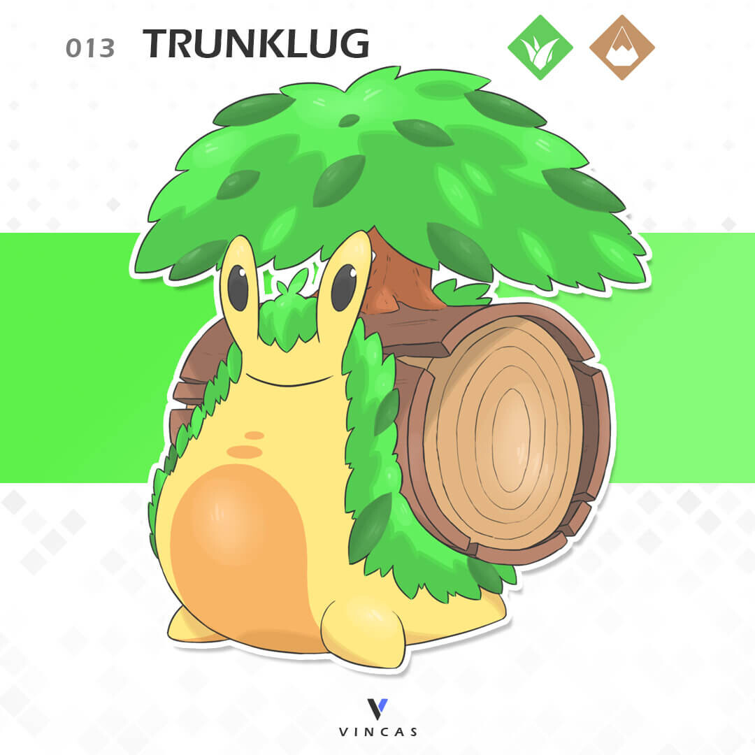 ArtStation - Fakemon 013 - TRUNKLUG