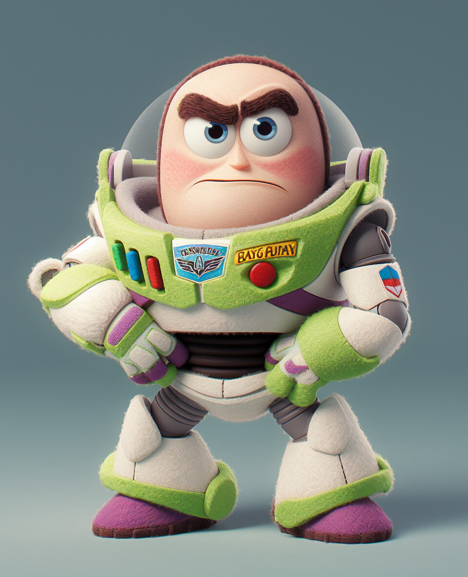 Bill Zheng - Buzz Lightyear wool felt