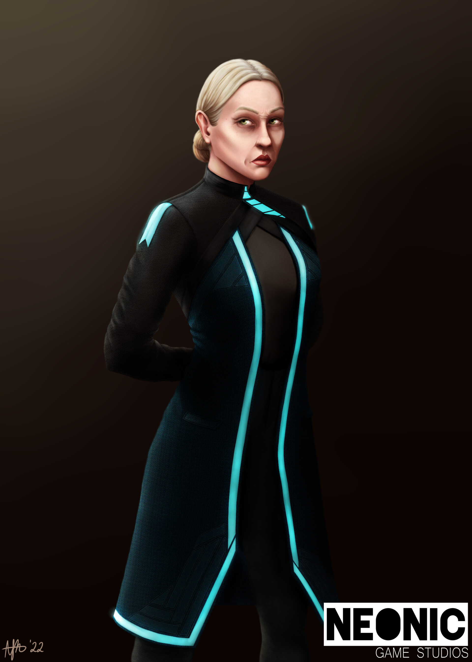 ArtStation - Tara Pryce - CEO Character Portrait (DESCEND)