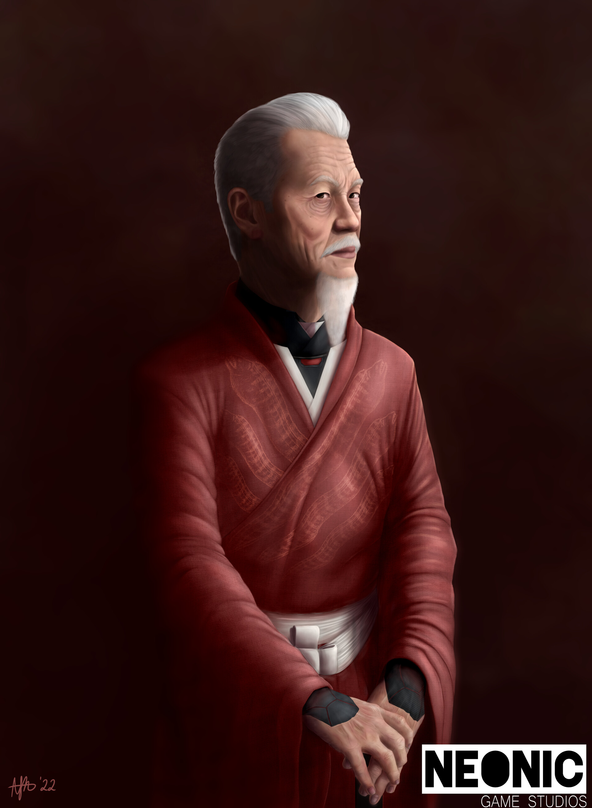 ArtStation - Akimara Shinobu - CEO Character Portrait (DESCEND)