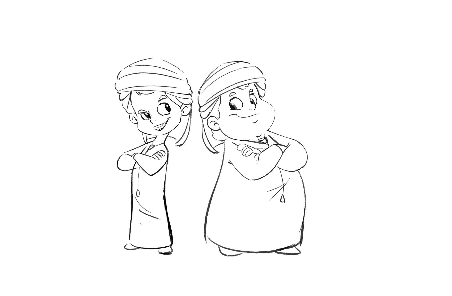 ArtStation - Arab kids