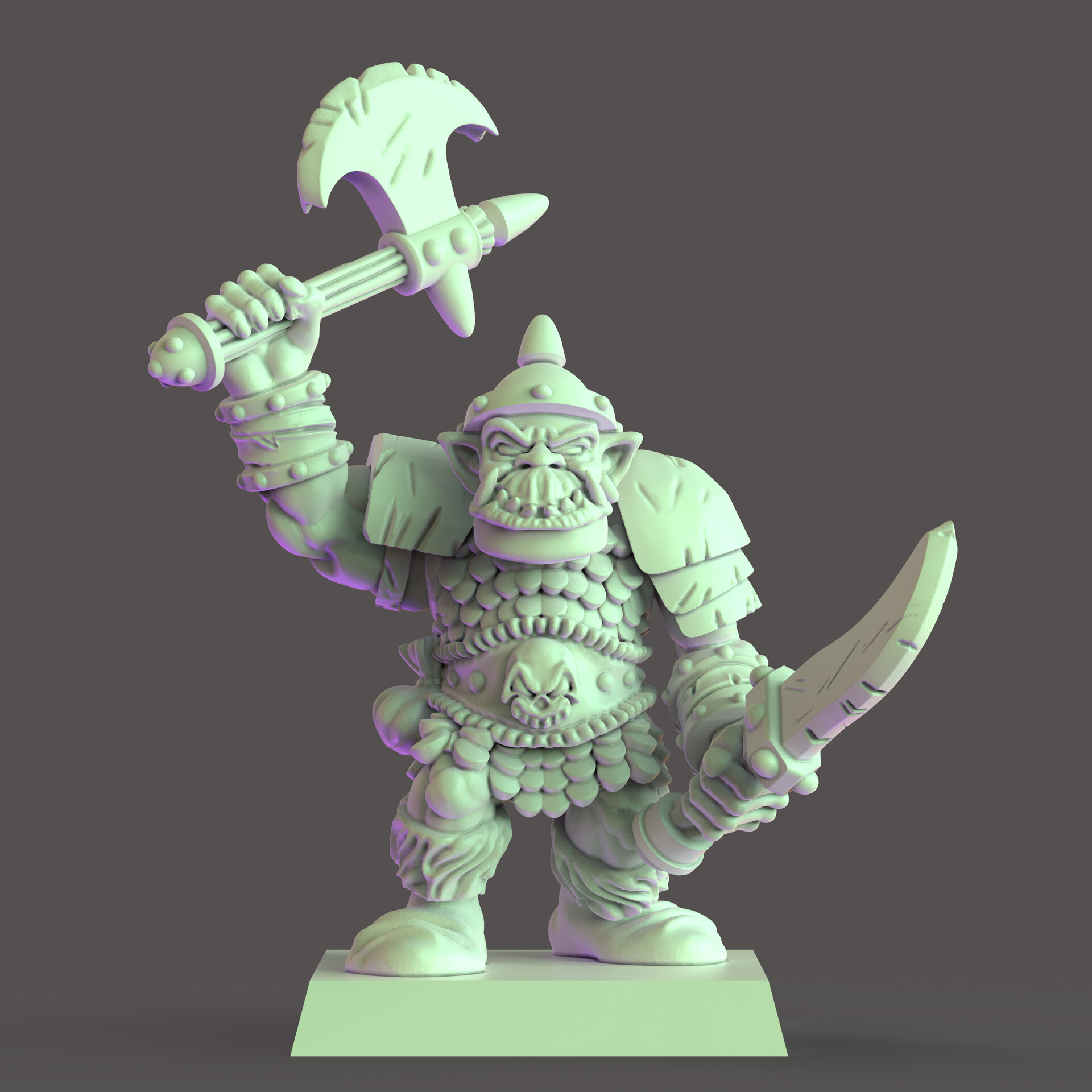 ArtStation - Old School Modular Orc 1