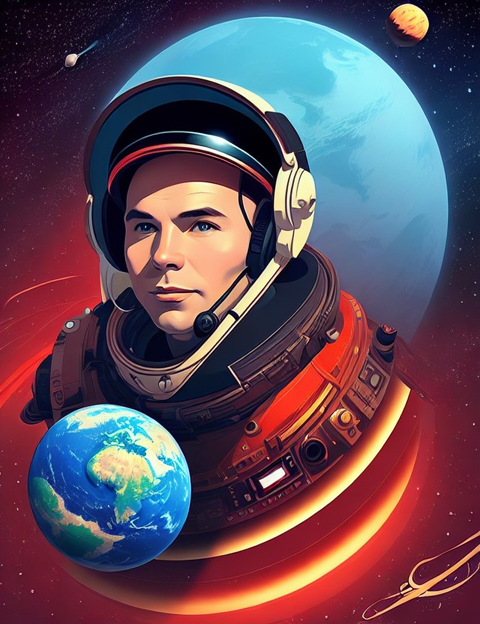 ArtStation - man in space