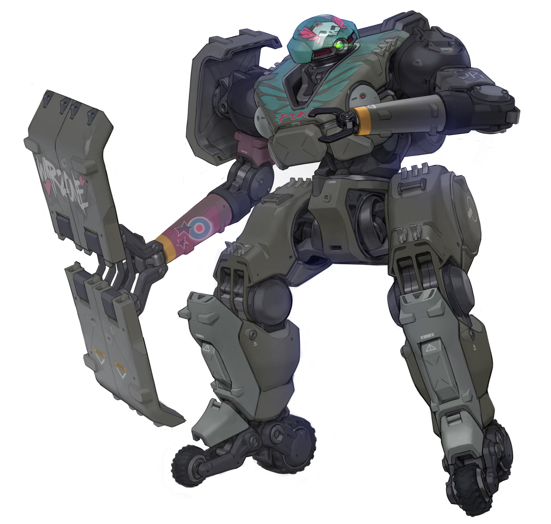 space bandits - robot #2, Evgeniy Evstratiy : r/ImaginaryMechs
