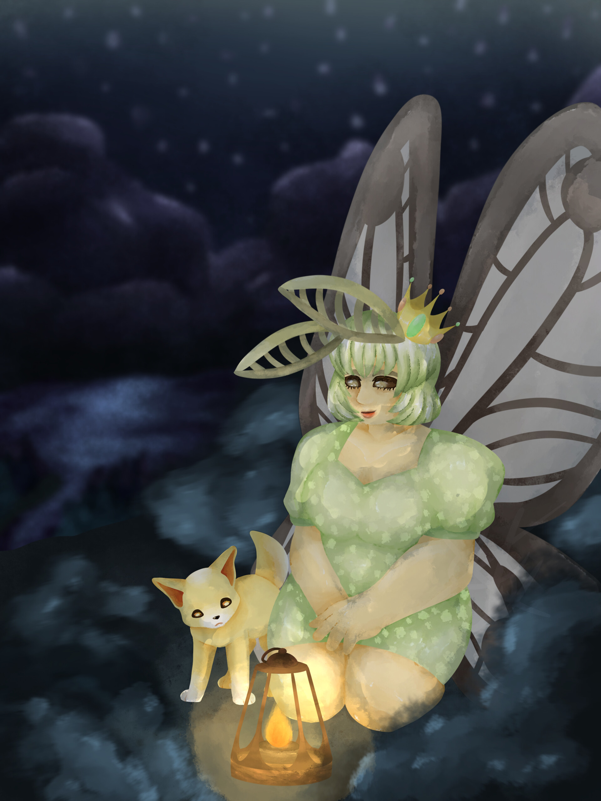 ArtStation - Moth Fairy - Original Art