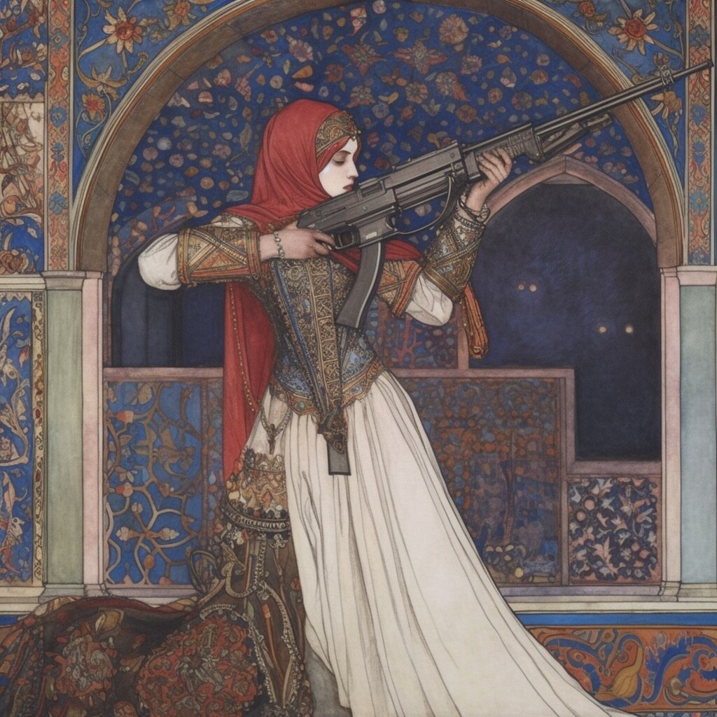 ArtStation - Sheika Layla Al-Biruni Repelling the Void Beasts