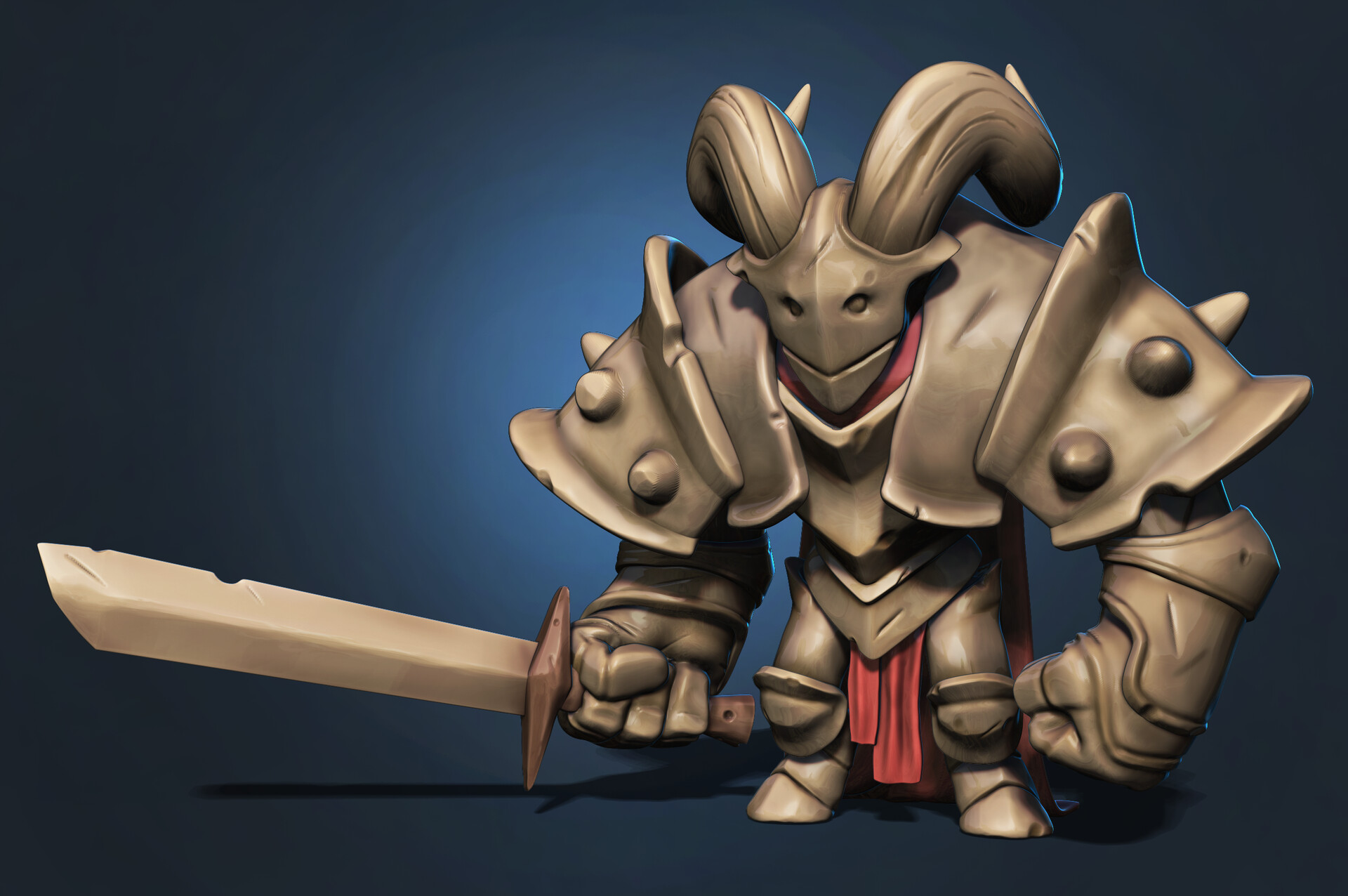 ArtStation - mini warrior