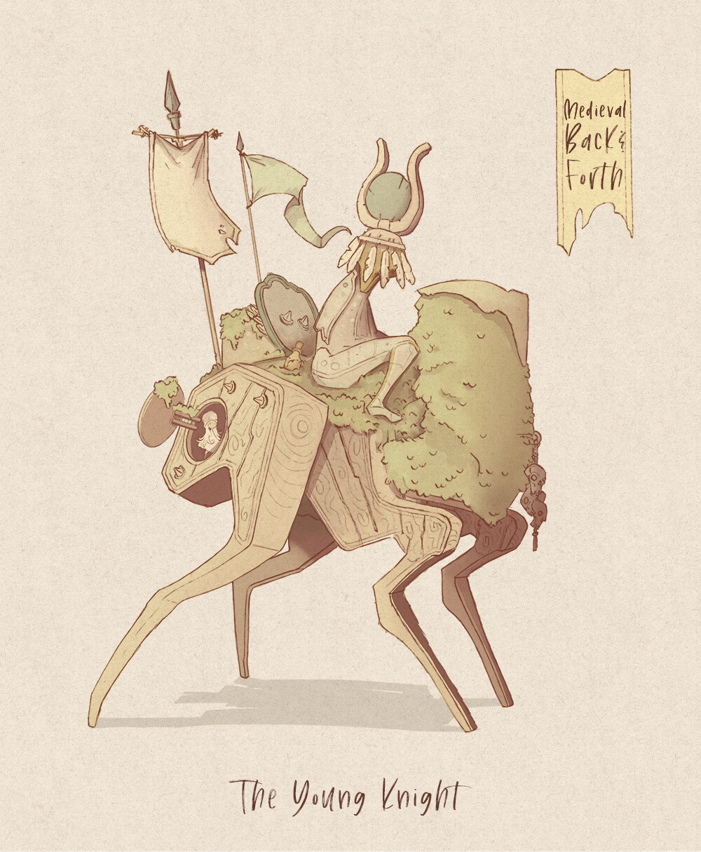 Nova Villanueva - VFX - Stylized medieval knight | Character Design ...