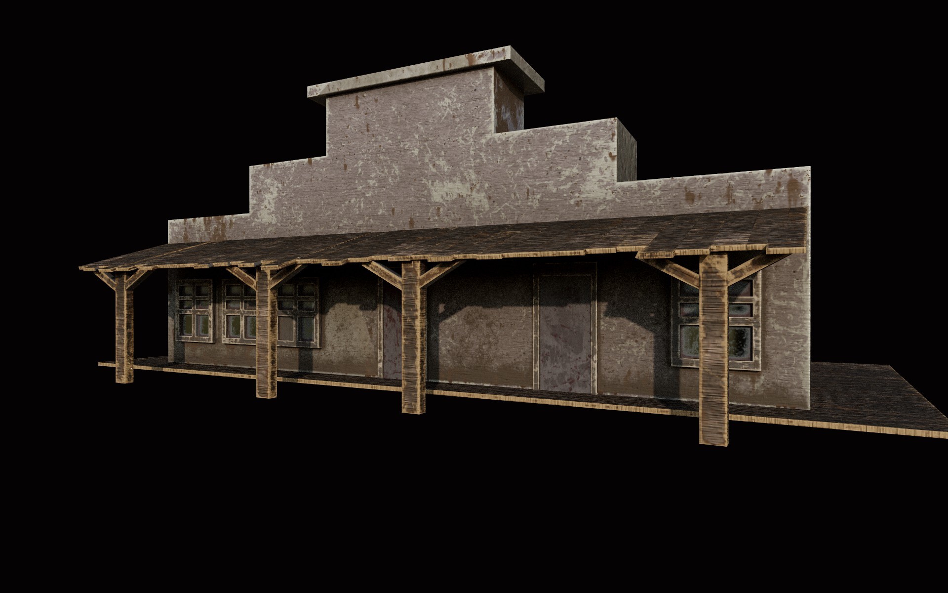 ArtStation - Wild west themed bank