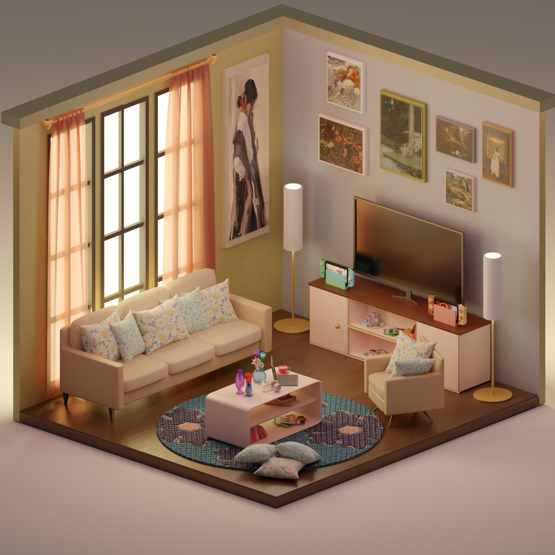 ArtStation - Living Room