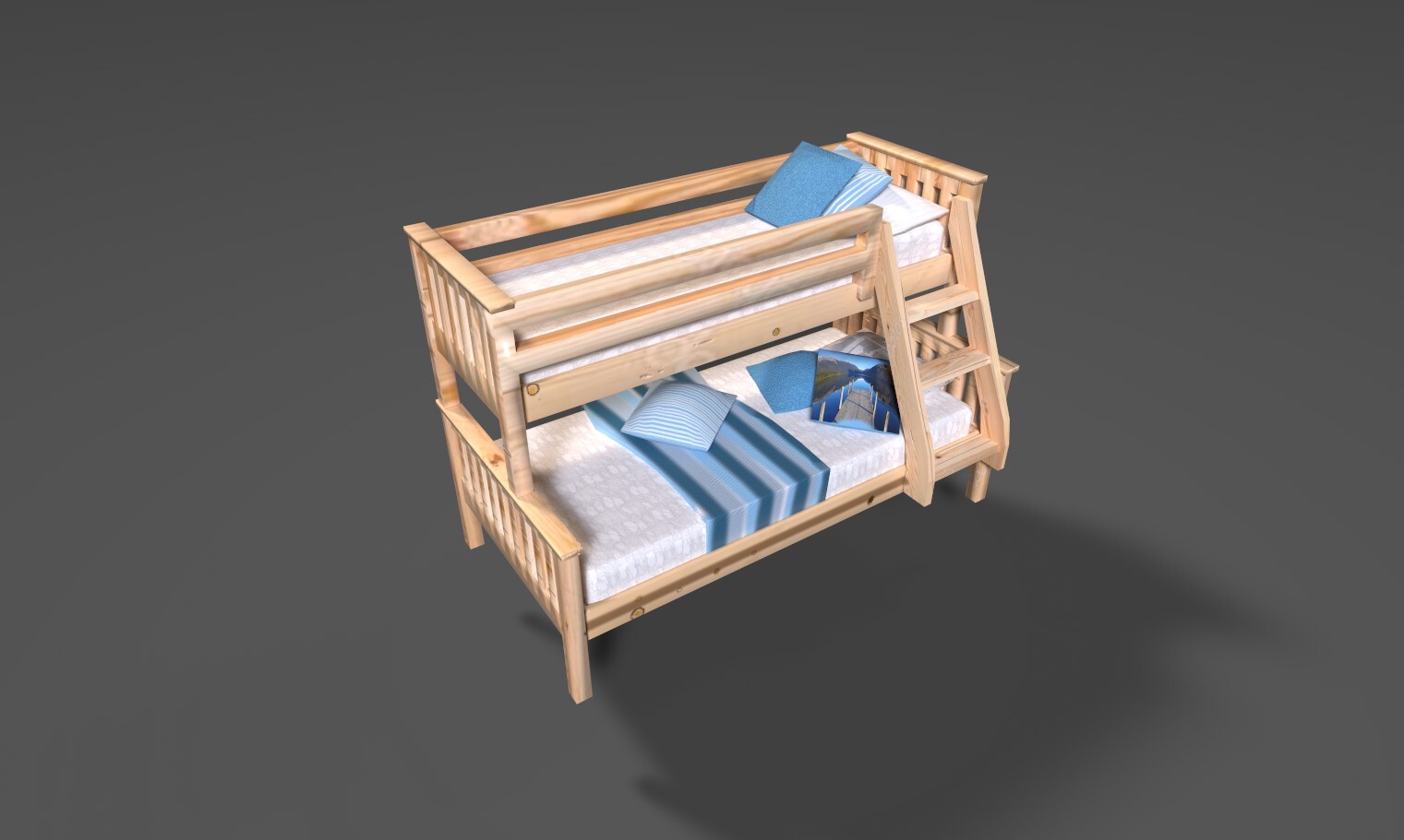 ArtStation - [Maya] Bunker Bed - 3D Model