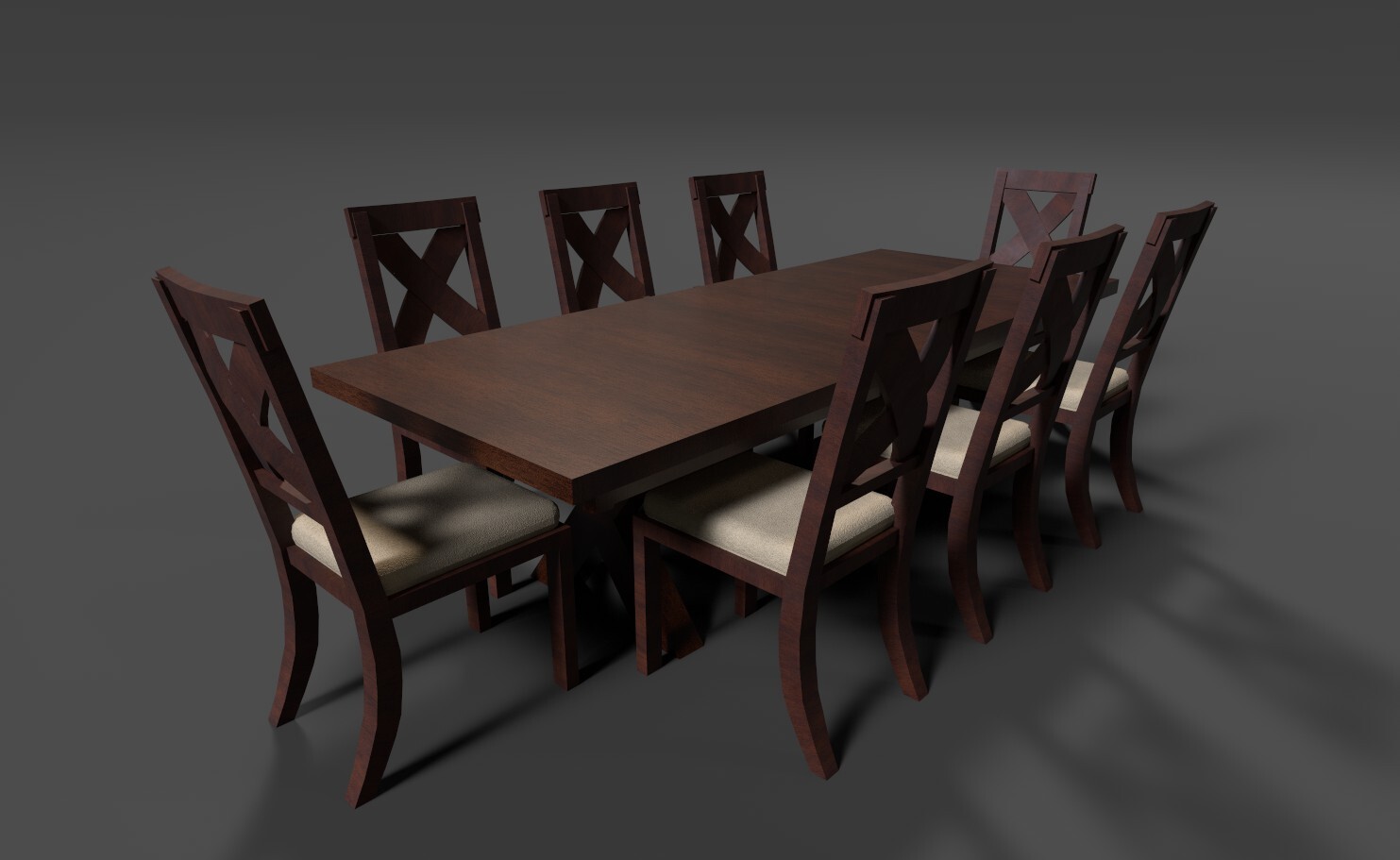 ArtStation - [Maya] Dining Table - 3D Model
