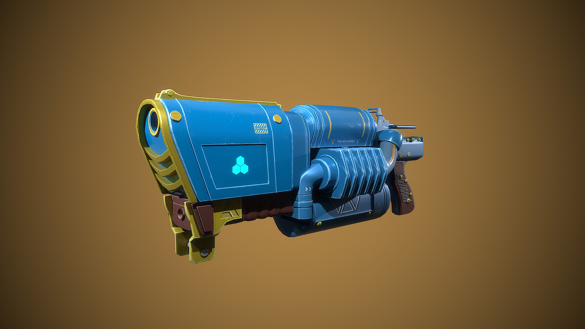 ArtStation - Stylized Gun 3D Model