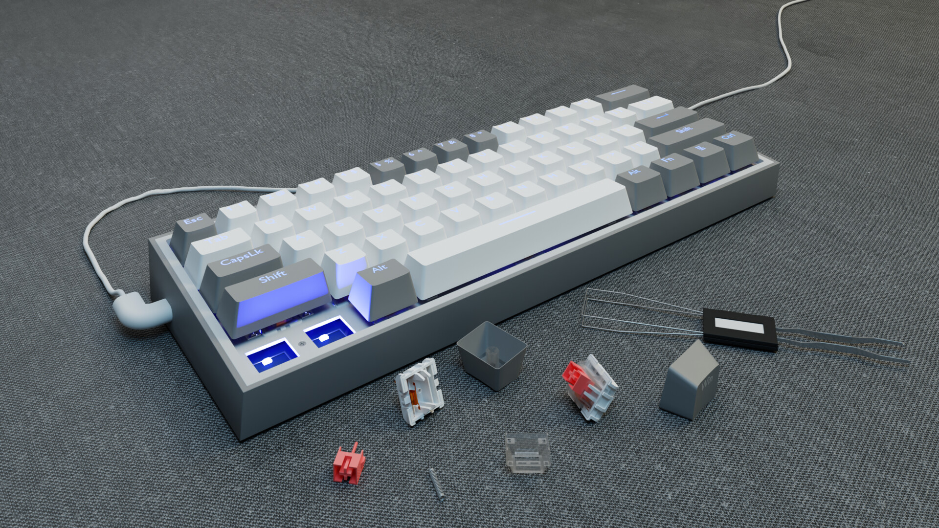 ArtStation - Mechanical keyboard