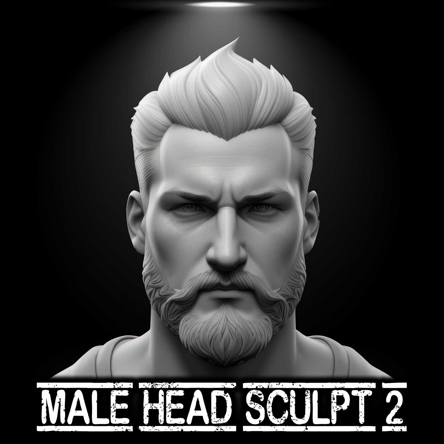 ArtStation - 300+ Male Head Sculpt Reference Pack - 4K Resolution - v2