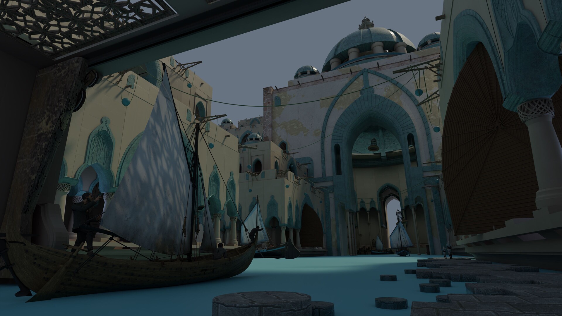 Yari Lute - Woven - City reveal mood