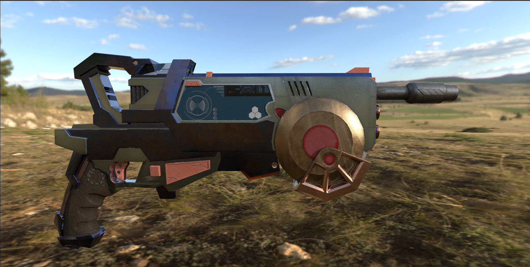 ArtStation - Sci-Fi Gun Game Asset