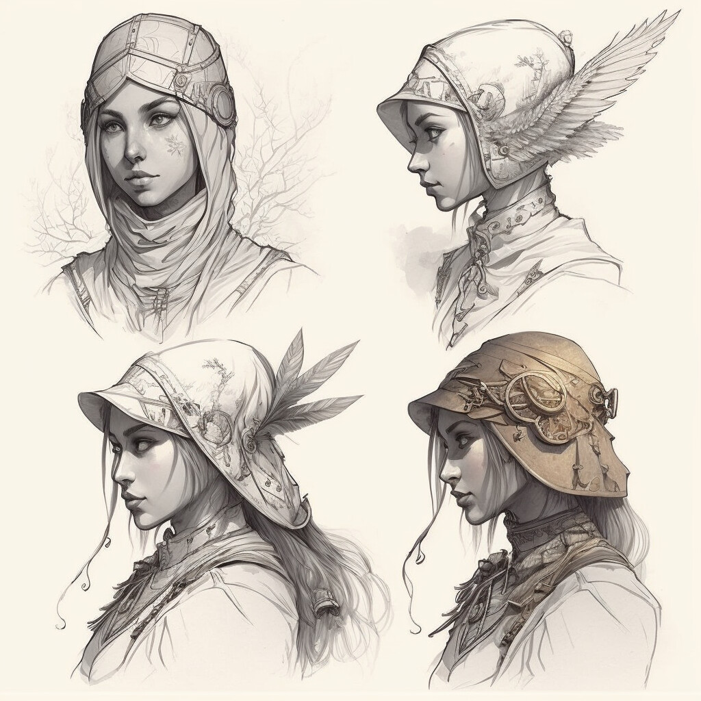ArtStation - 200 Medieval Hunter Girl Reference
