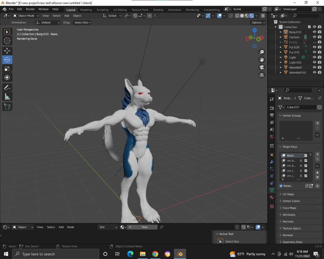 ArtStation - furry model built from scratch