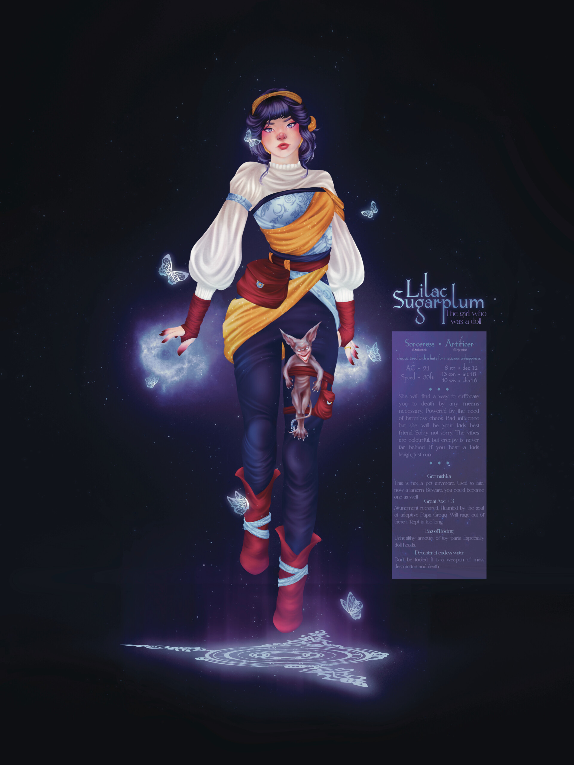 ArtStation - Lilac Sugarplum - Dungeon & Dragons character