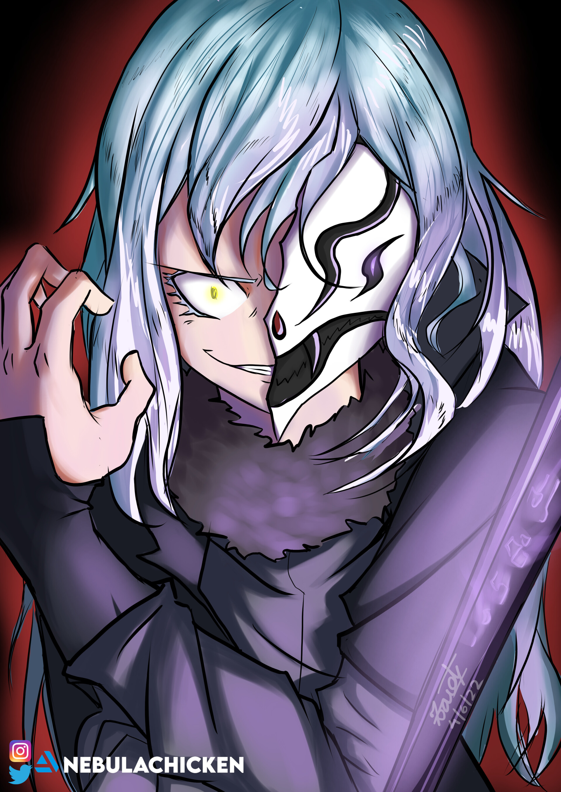 ArtStation - tensei slime x bleach fanart I did