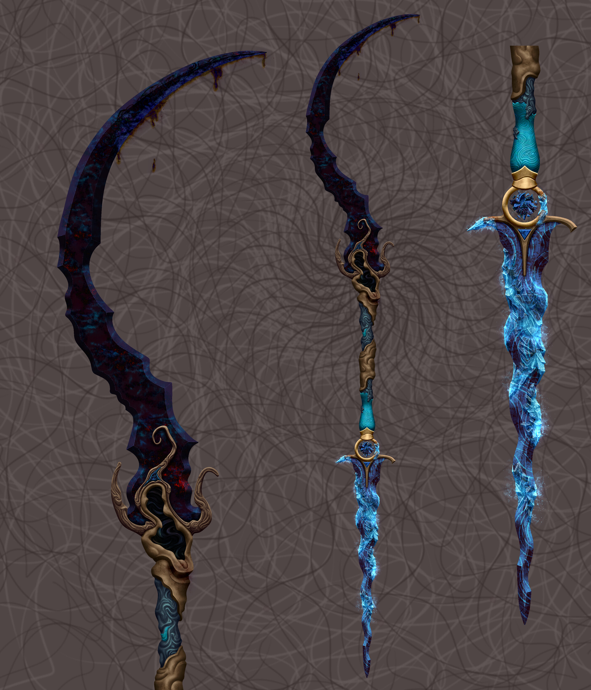 ArtStation - Twinblade of the Depths