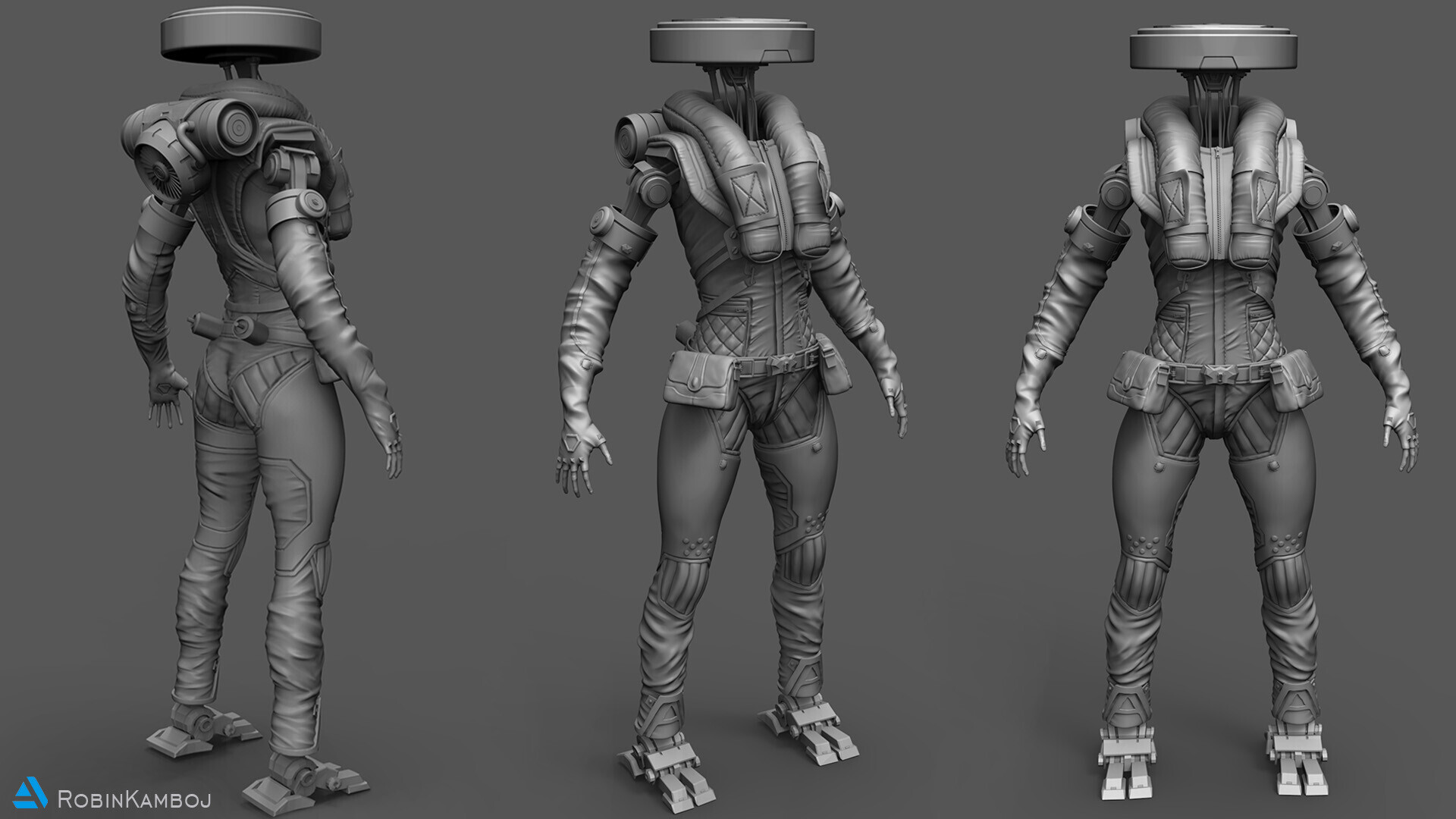 ArtStation - ANDRO HUMANOID ROBO