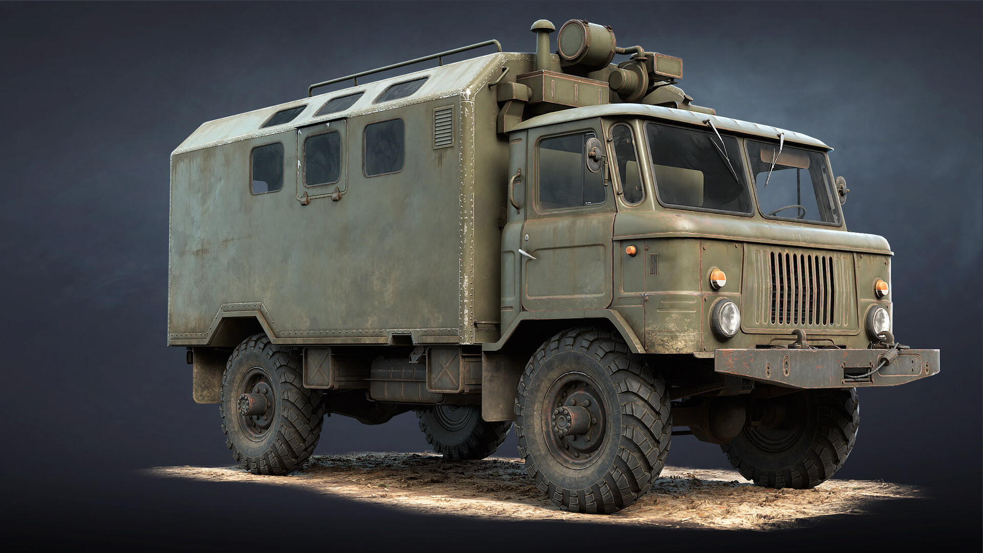 Serhii Ryzhkov - GAZ-66 Game 3D-Model