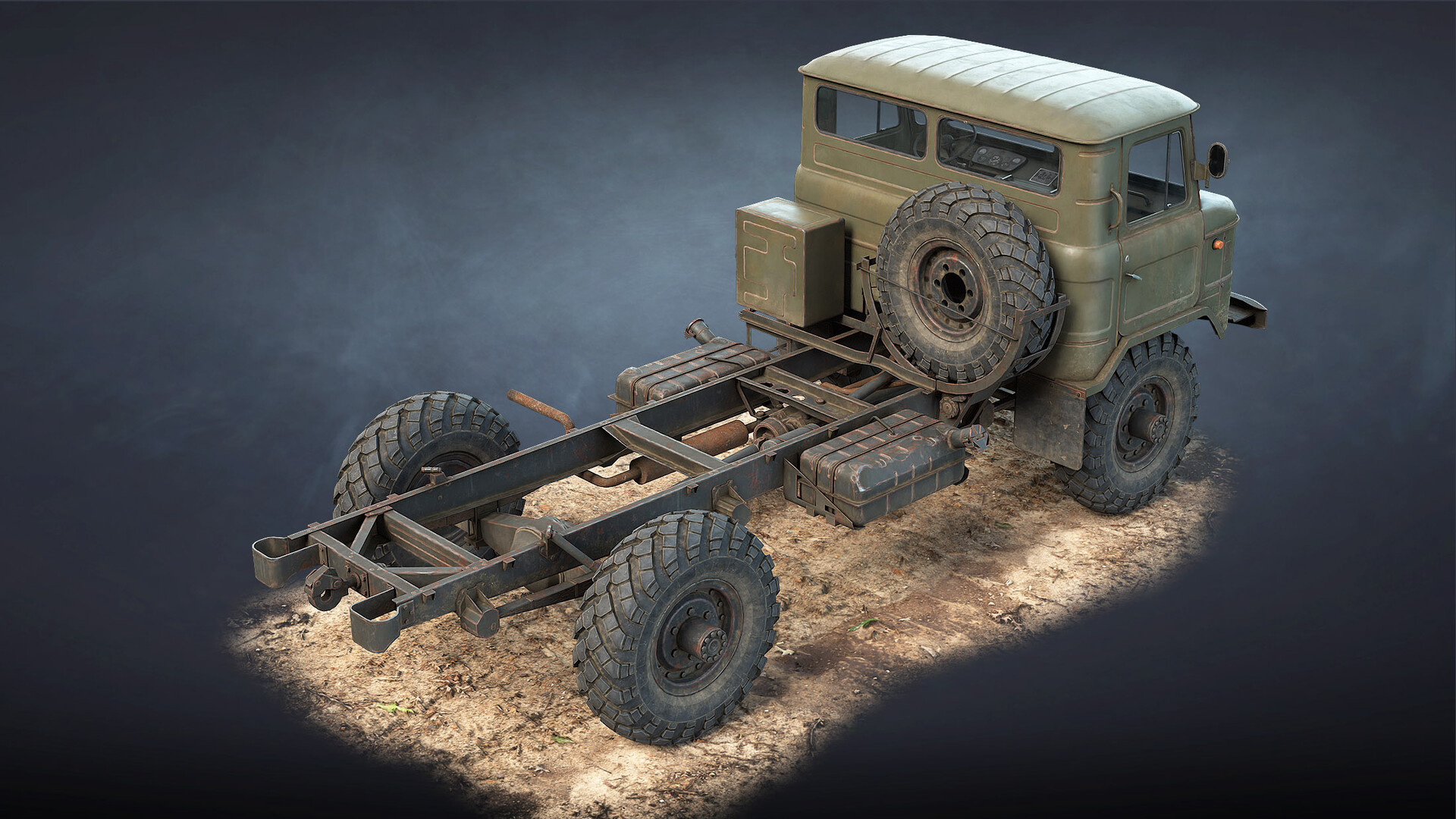Serhii Ryzhkov - GAZ-66 Game 3D-Model
