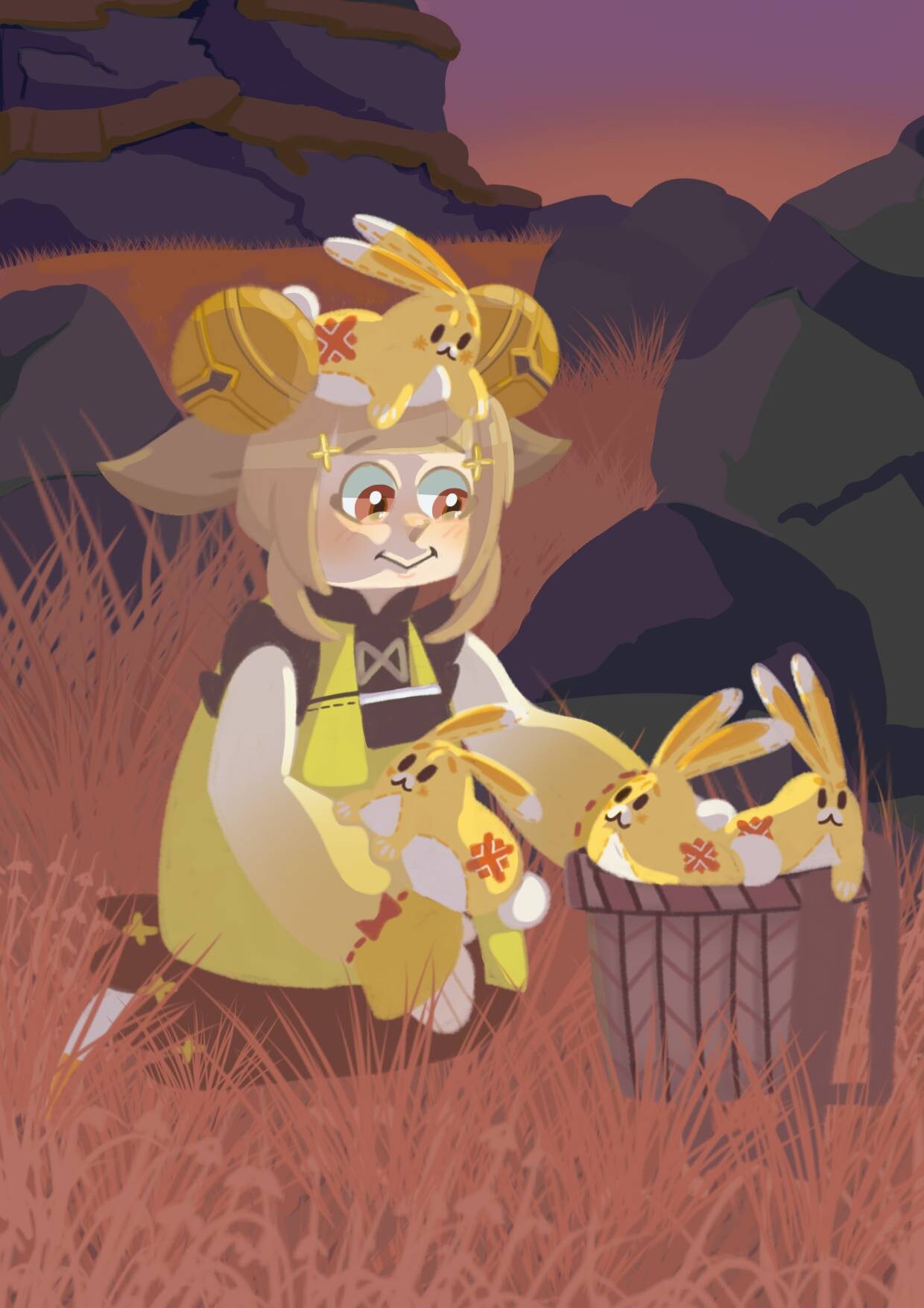 ArtStation - Yao Yao Genshin impact