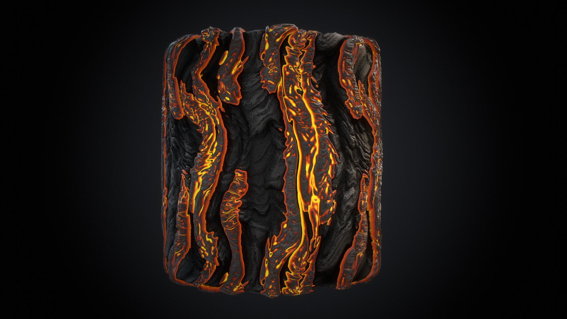 Fateme Khorami - Stylized Lava and Rocks - Substance 3D Designer