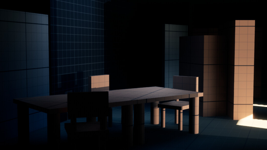 ArtStation - [Level Design] Blocking - Unreal horror FPS map