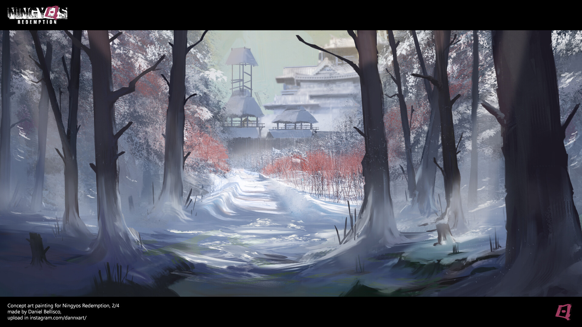 ArtStation - 3. Enviroment Illustrations (Japanese Edo period)