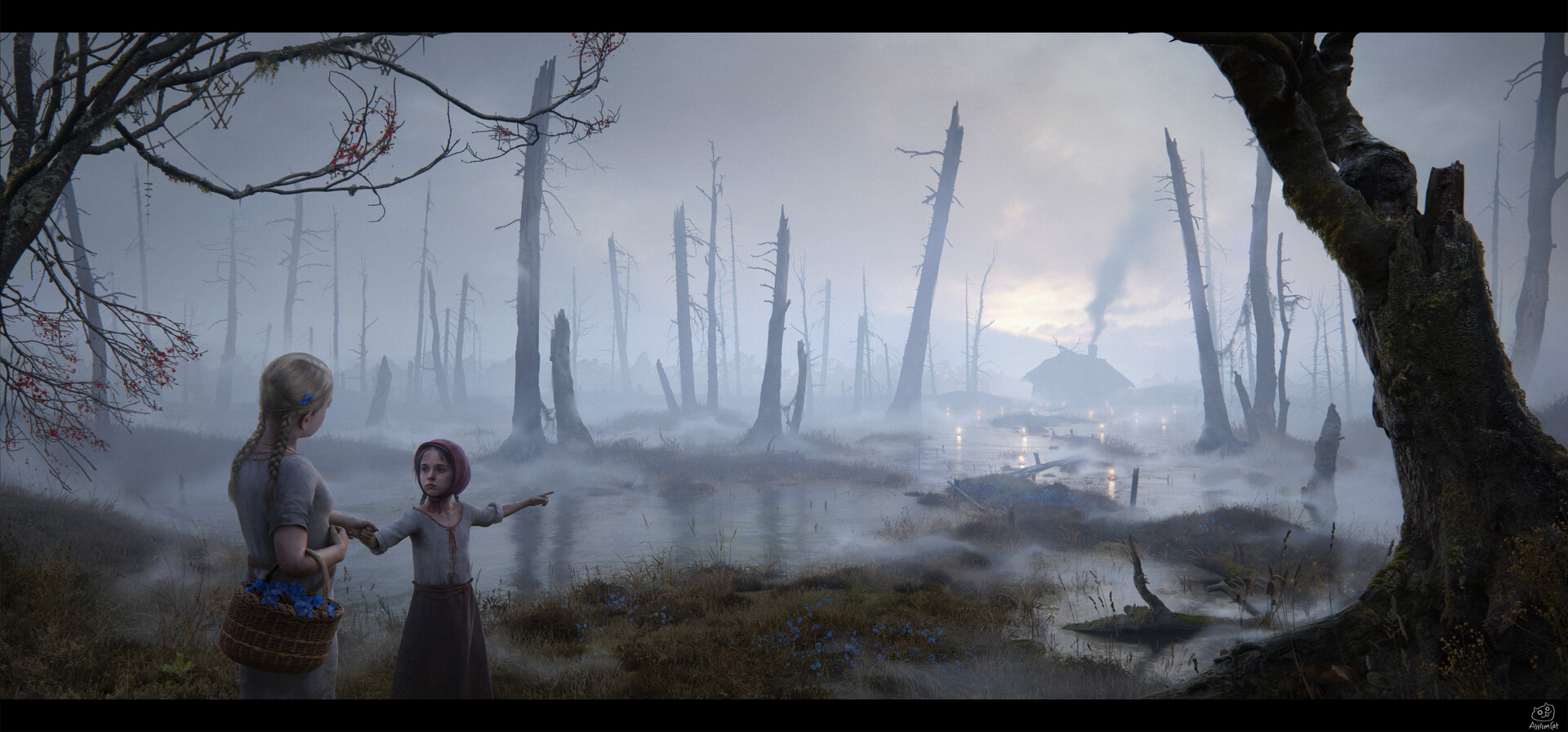 ArtStation - Lone hut