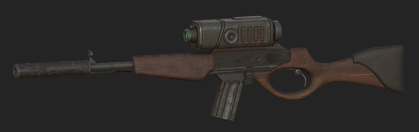 ArtStation - Zebra Assault Rifle ZAR-72