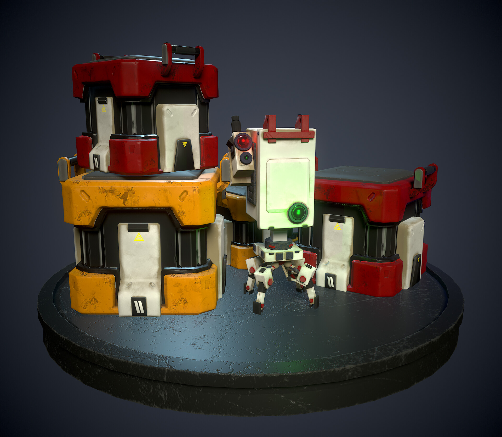 ArtStation - Robot with Box