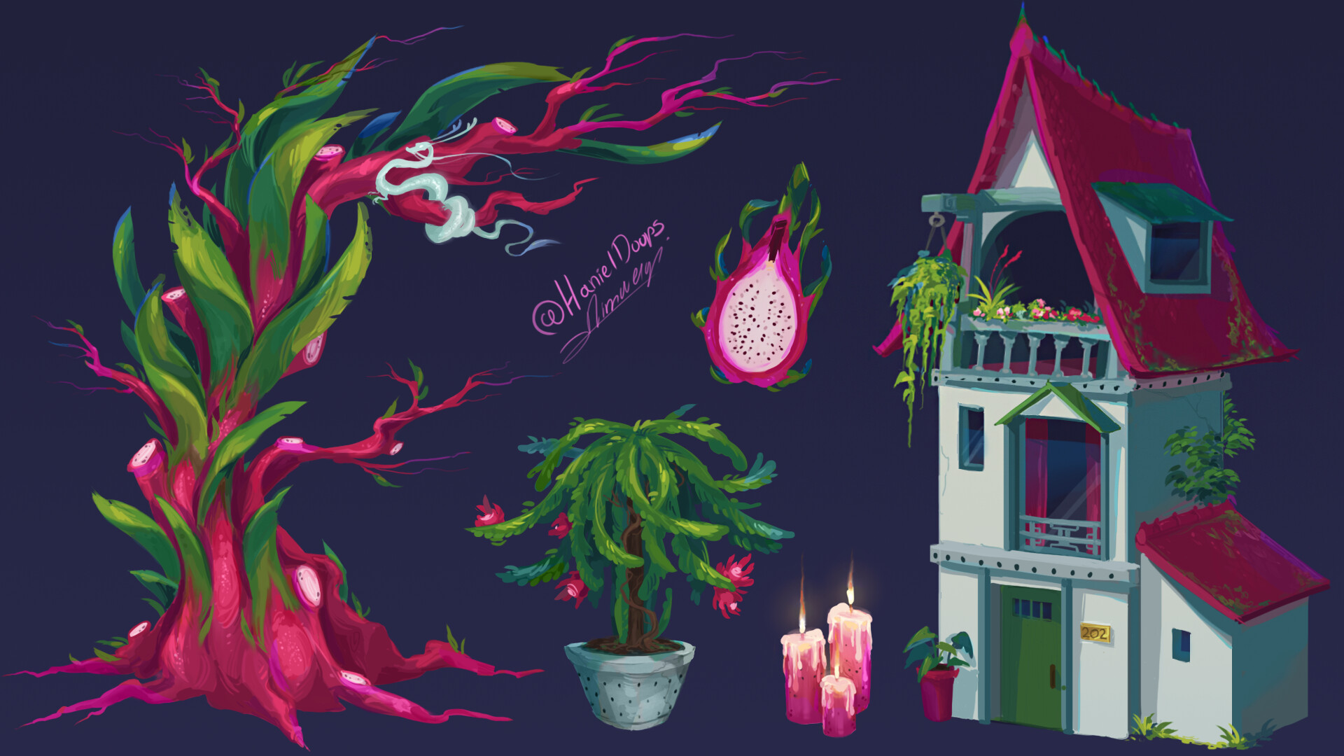 ArtStation - Dragonfruit stuff