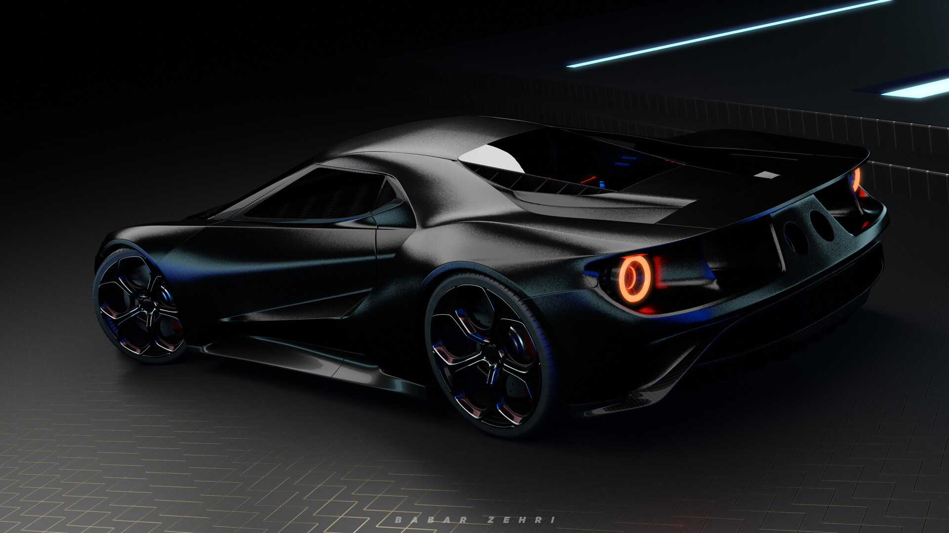 ArtStation - Ford GT 2018