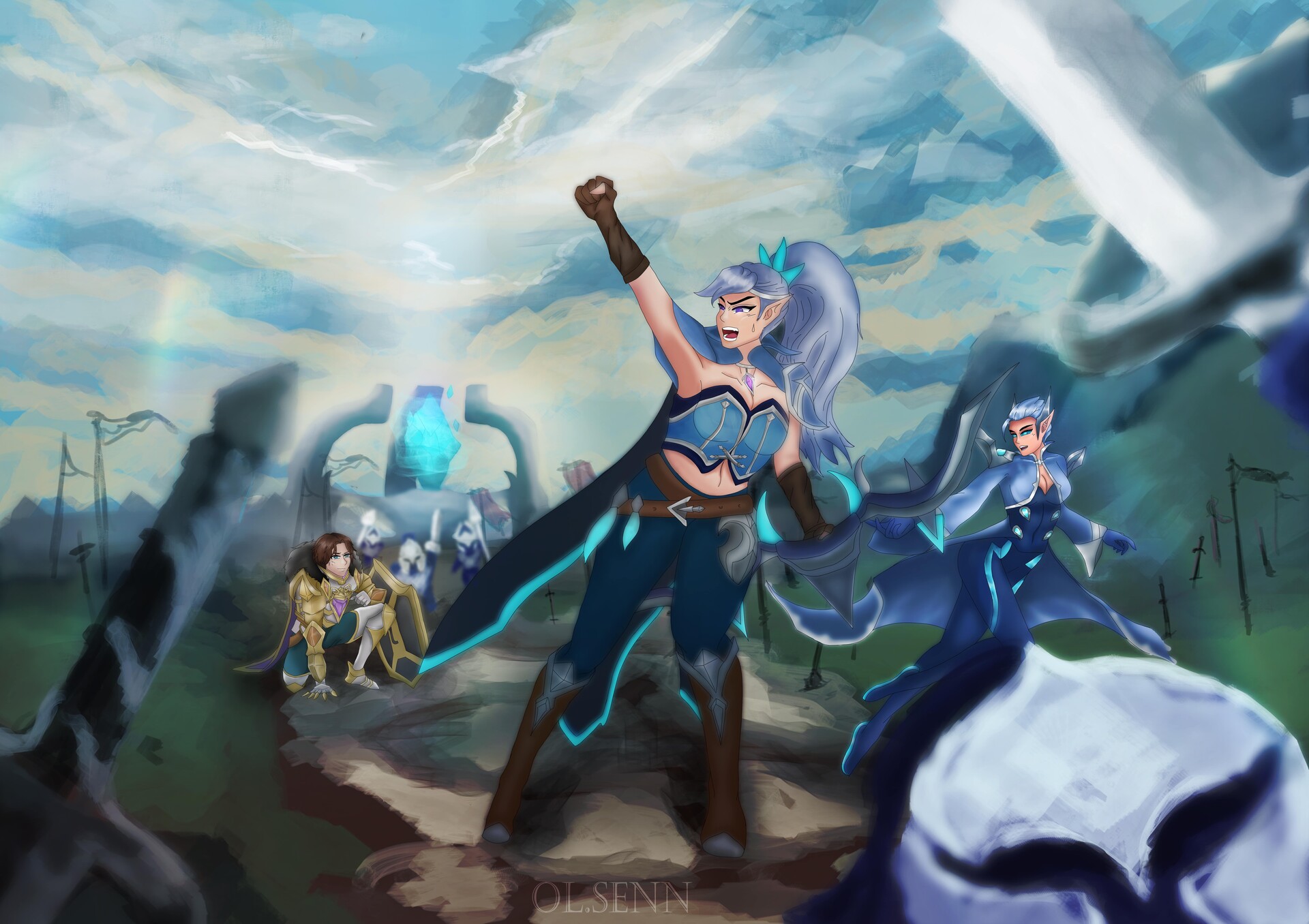 ArtStation - Throne defenders