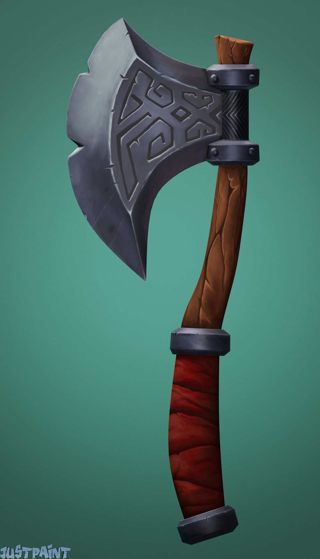 Stanislav Pankov - Stylised Viking Axe (remake)