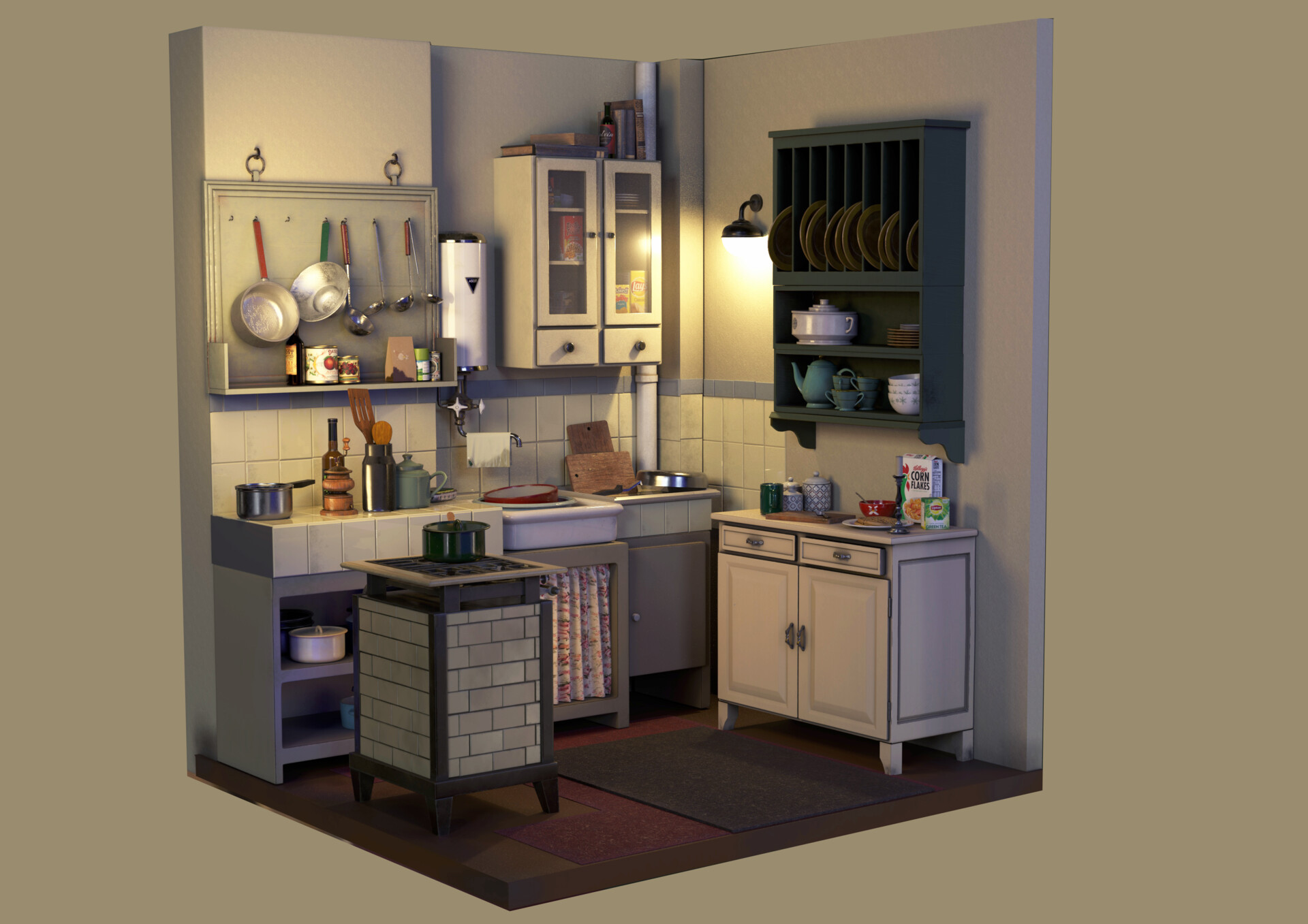 ArtStation - 3d environment modeling