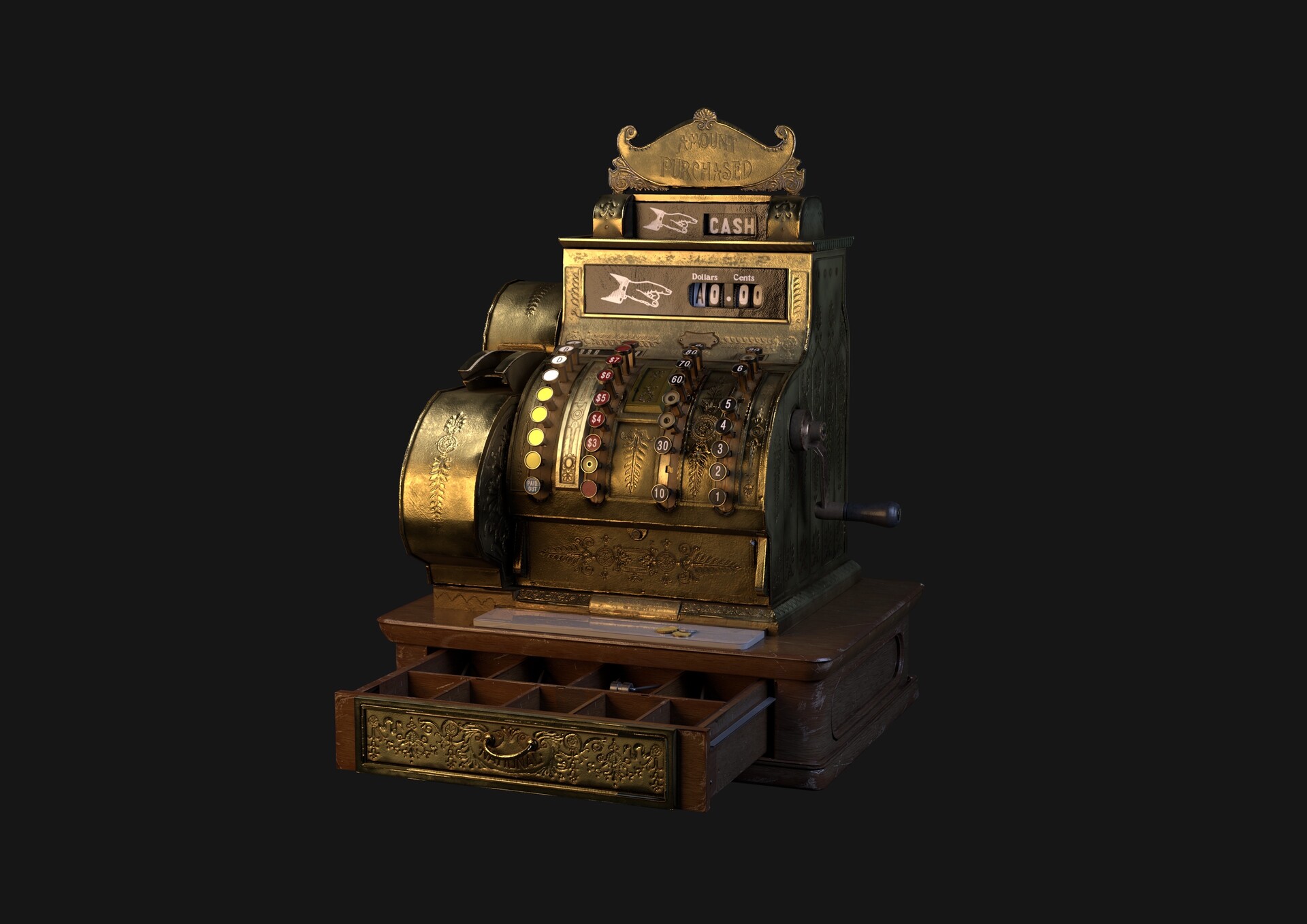 ArtStation - Cash Register 3d Model