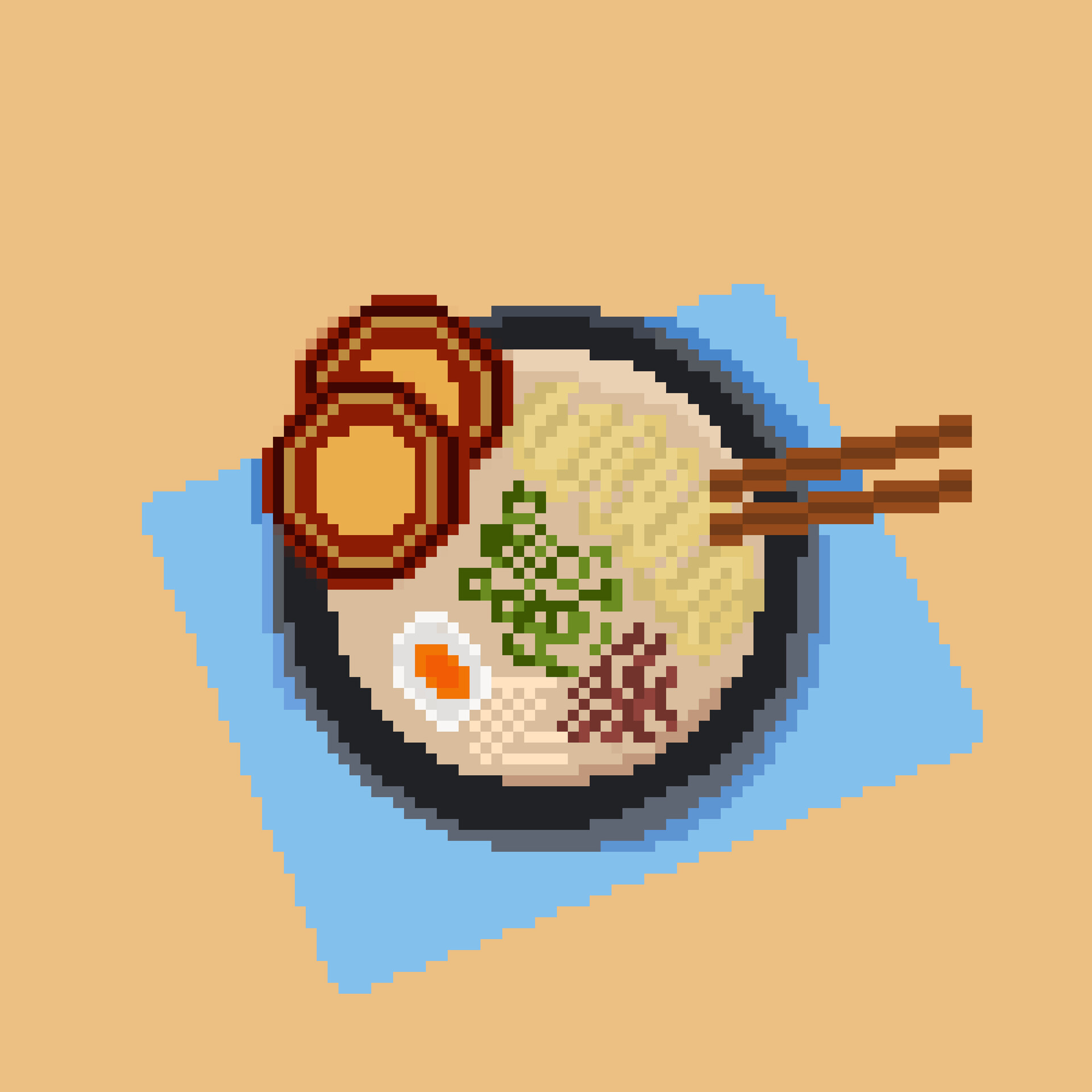 Artstation Ramen Pixel Art