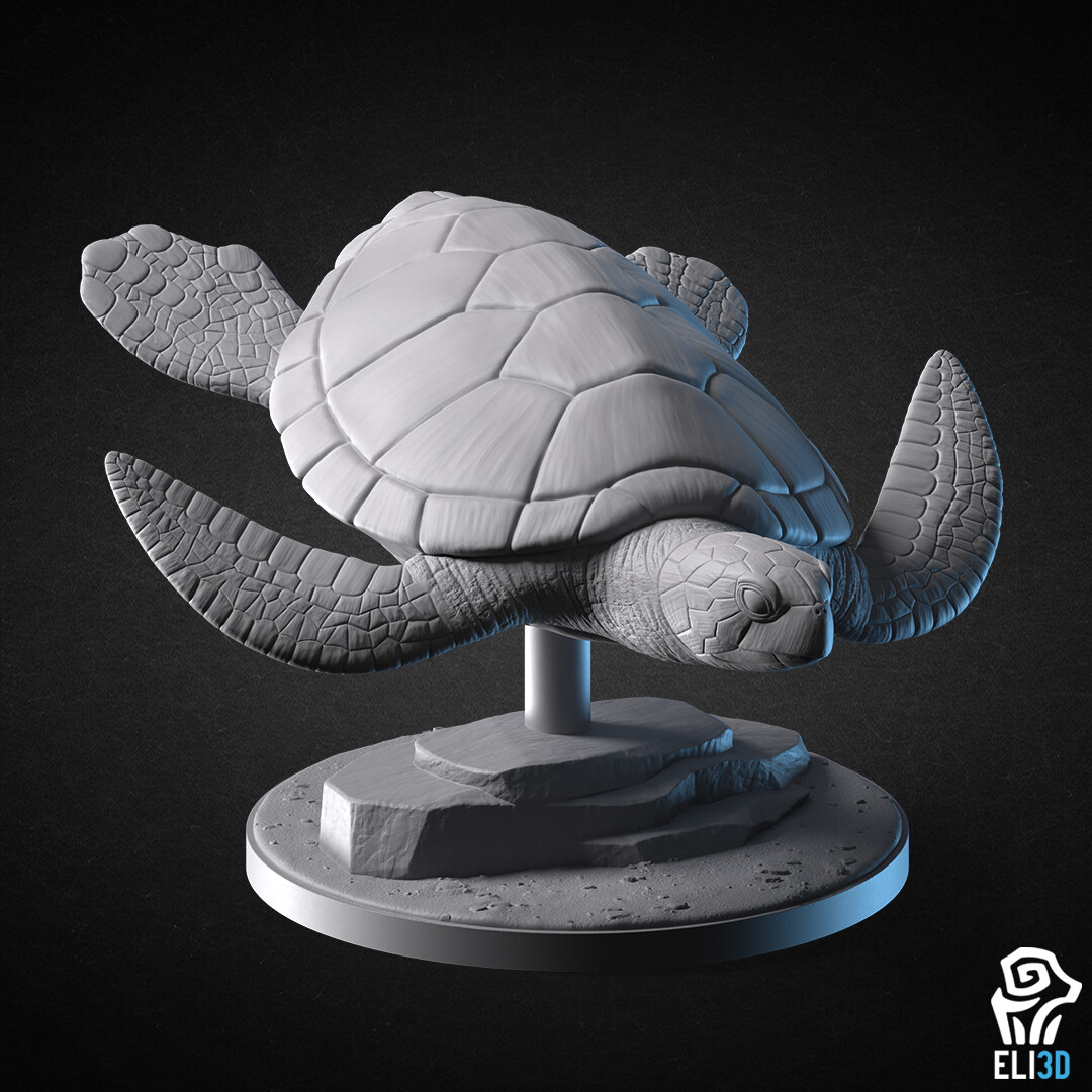 ArtStation - Sea Turtle