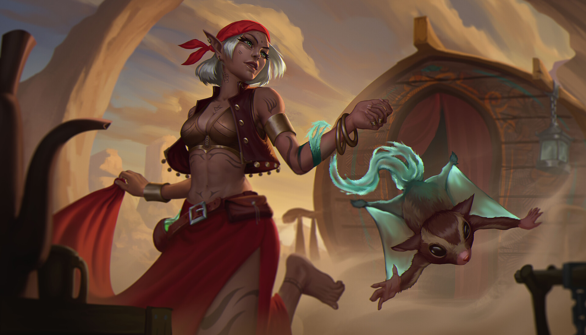 ArtStation - Desert Elf Witch