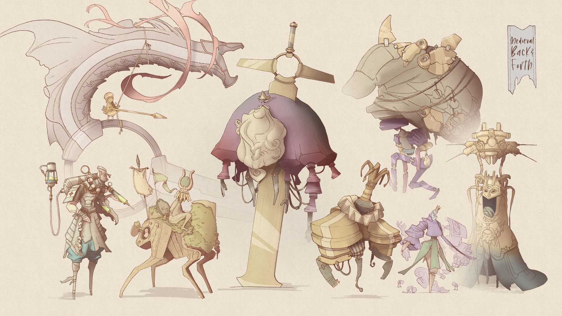 Nova Villanueva - VFX - Stylized Medieval Jester - Character Design